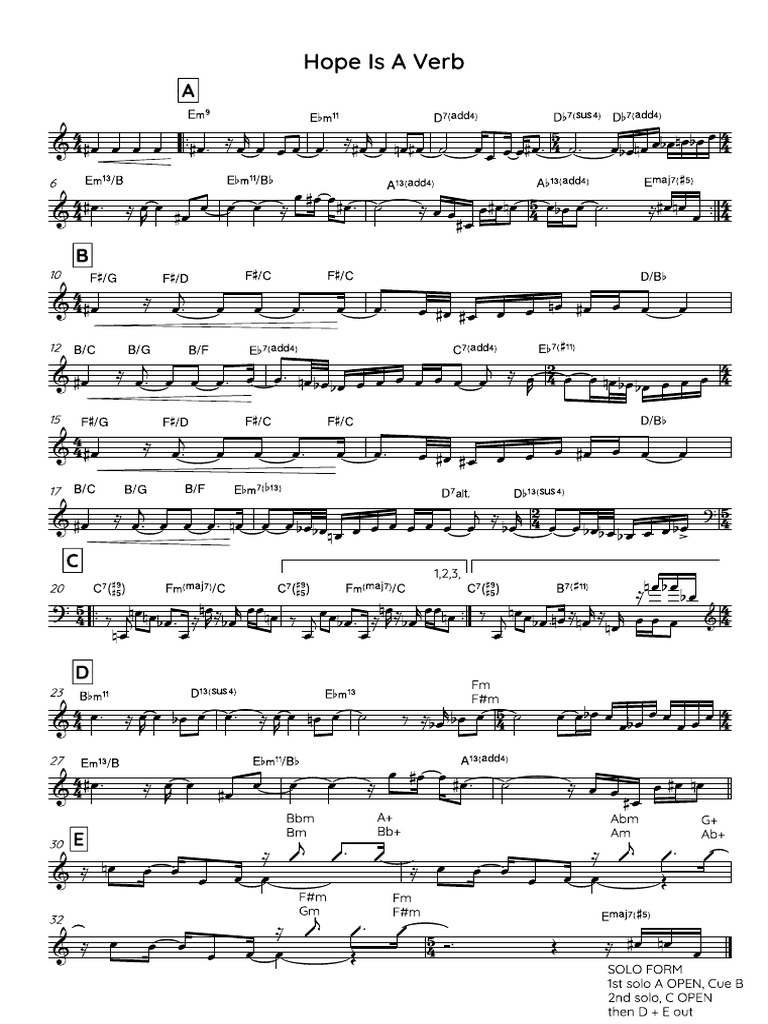 HOPE IS A VERB v2 | PDF