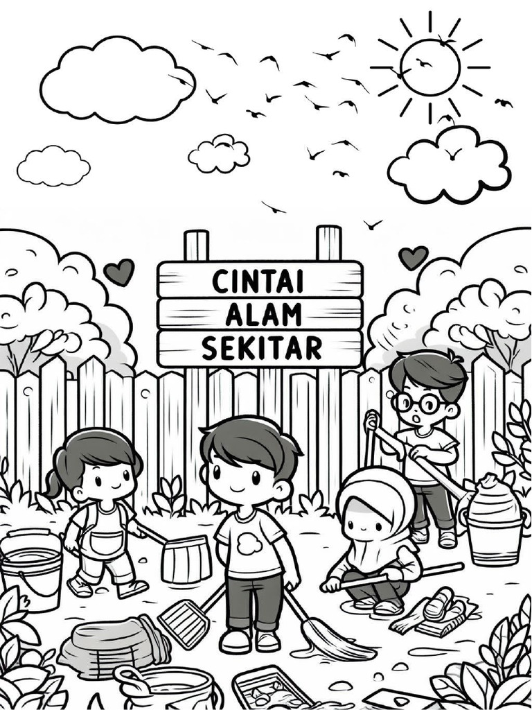 Poster Cintakan Alam Sekitar | PDF