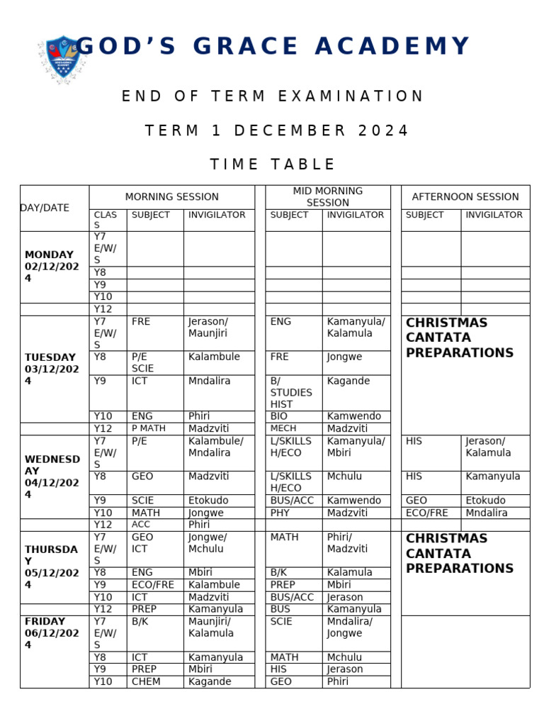 Dec 2024 Eot 2 | PDF
