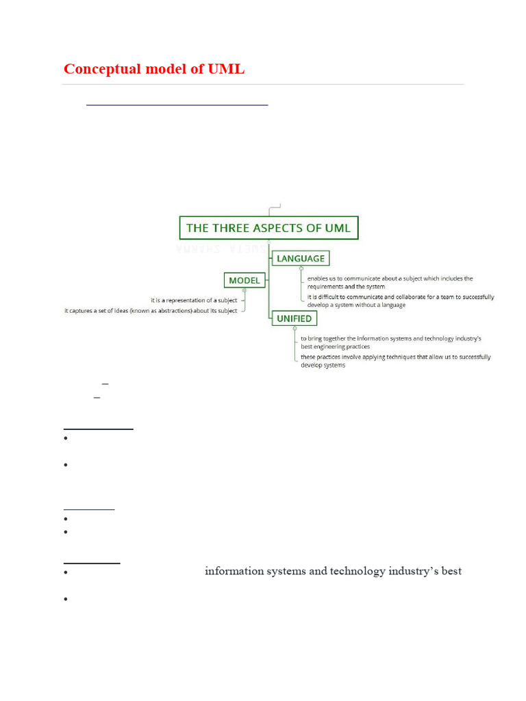SE UNIT-III - Part - 2 | PDF | Unified Modeling Language | Conceptual Model