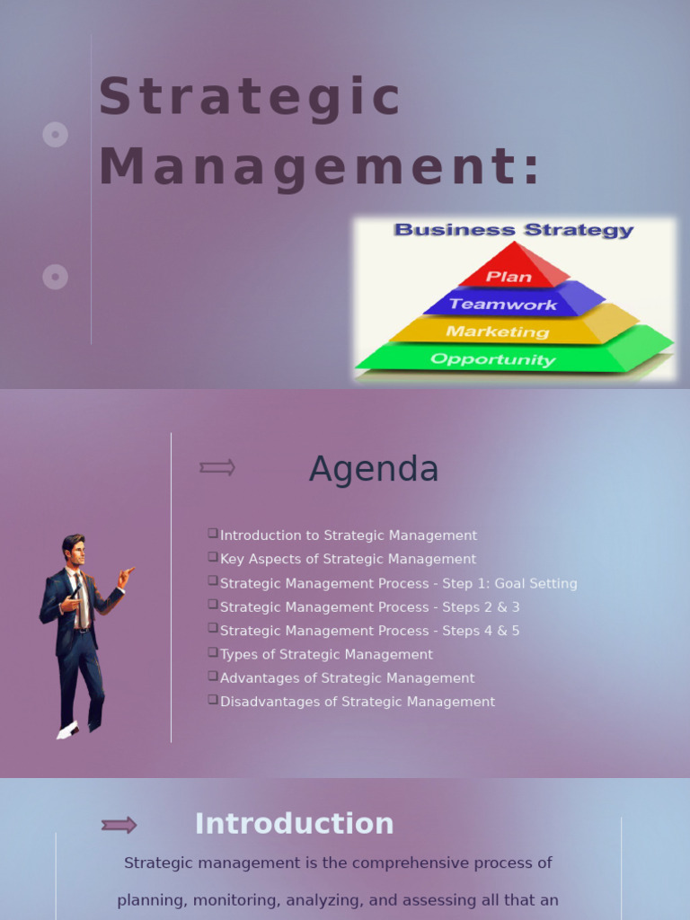 Strategic Management - Overview, Process, and Types | PDF | Strategic Management | Goal