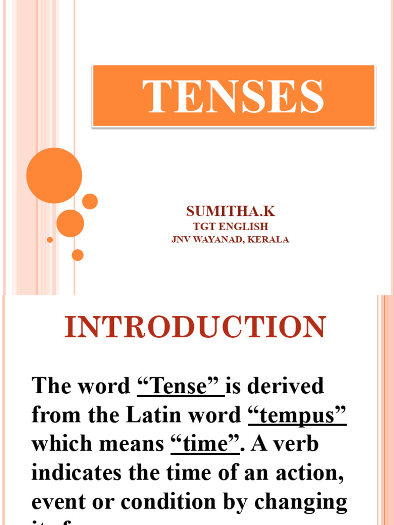 Tenses 1 | PDF | Grammatical Tense | Perfect (Grammar)