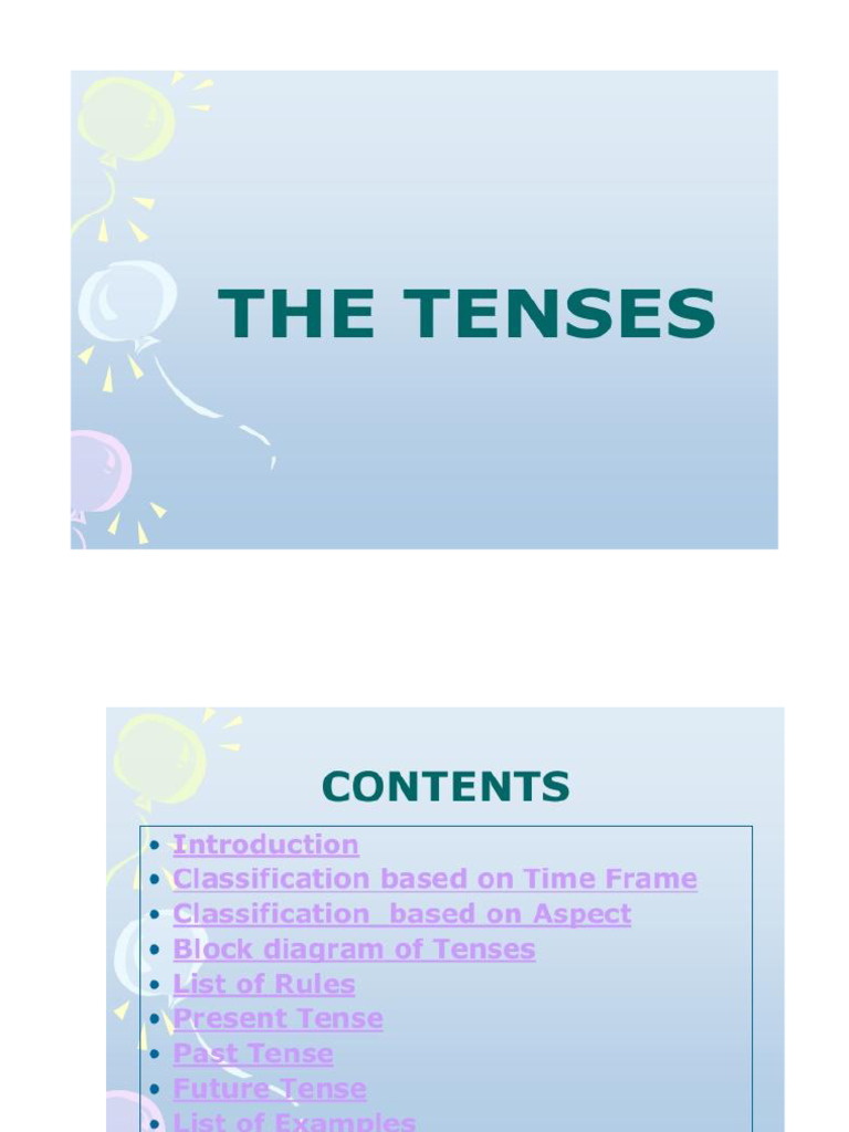 Tenses 2 | PDF