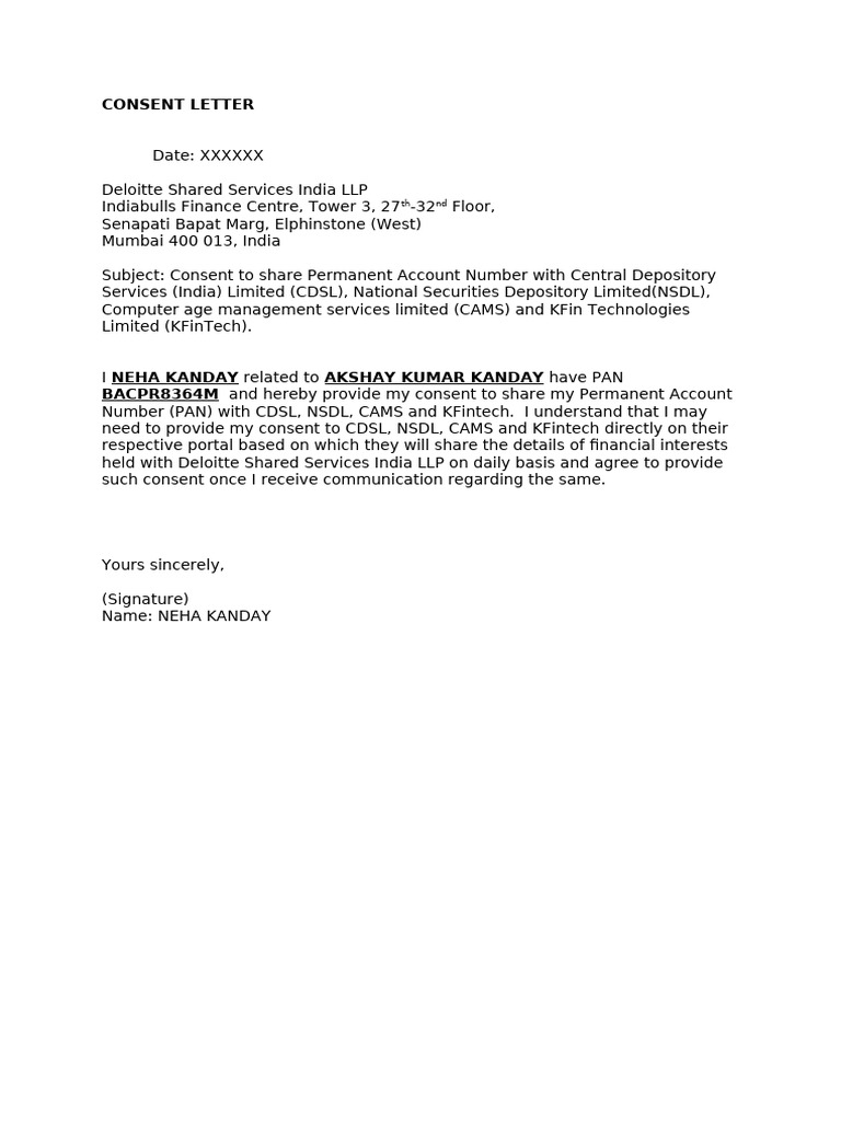 IFM Consent Form | PDF