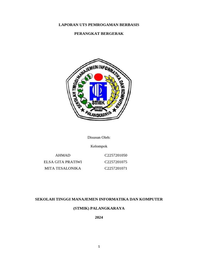 Laporan Pemograman | PDF