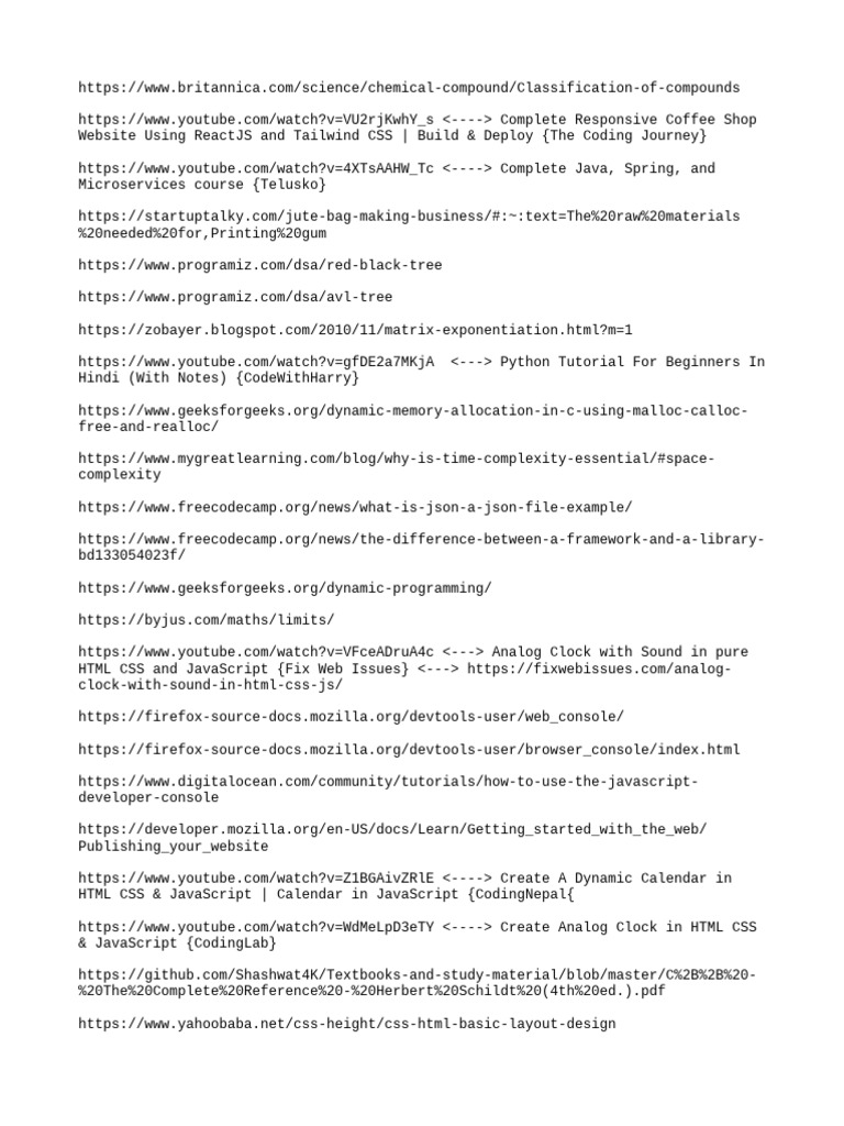 URLs | PDF | Java Script | Software Development