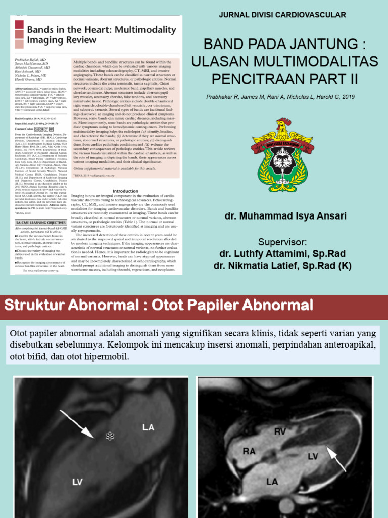 Abnormalitas Jantung: Pencitraan Multimodalitas | PDF