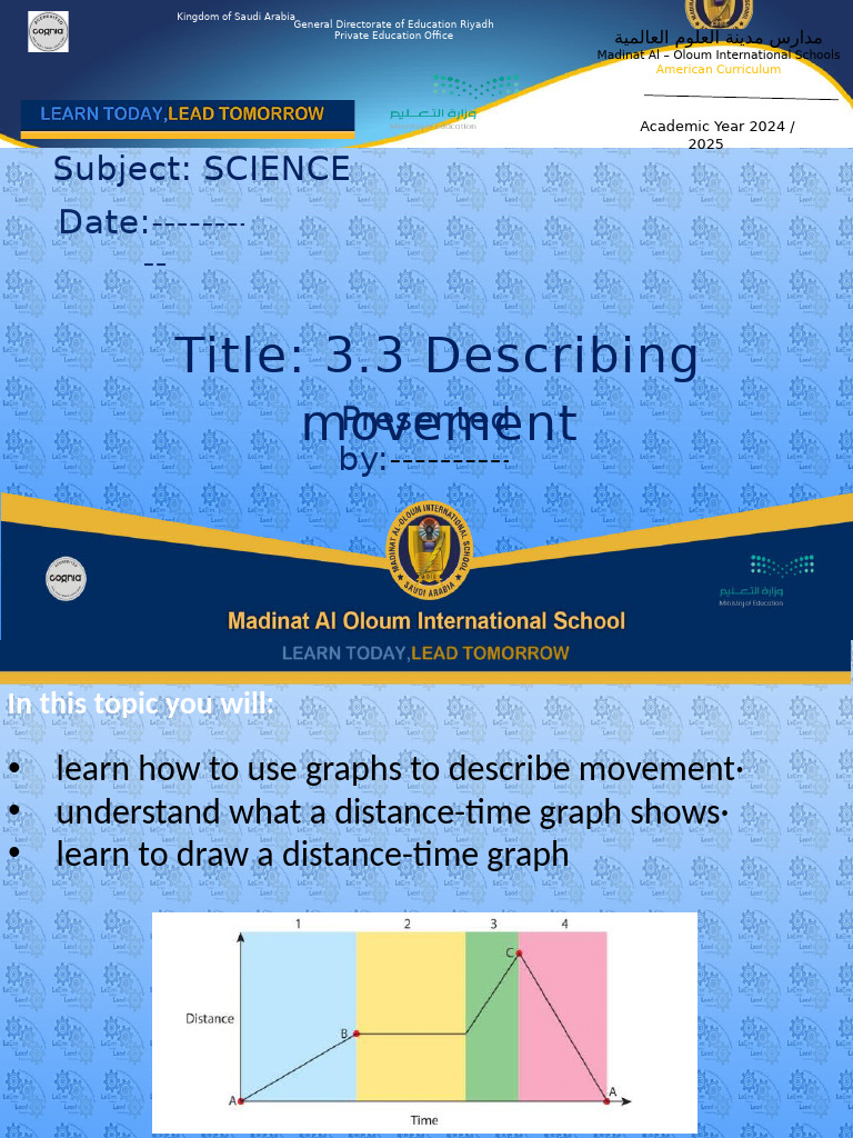 3.3 Describing Movement | PDF | Cognitive Science