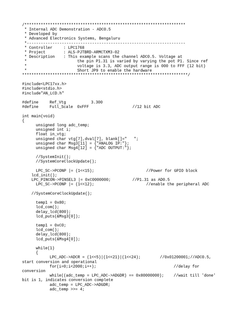 P12 Adc | PDF | Analog To Digital Converter | Electronic Circuits