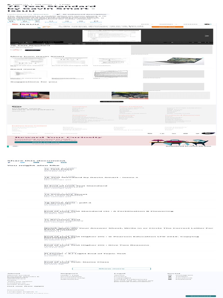 7E Test Standard by Gavin Smart - Issuu PDF | PDF | Scribd | Computing
