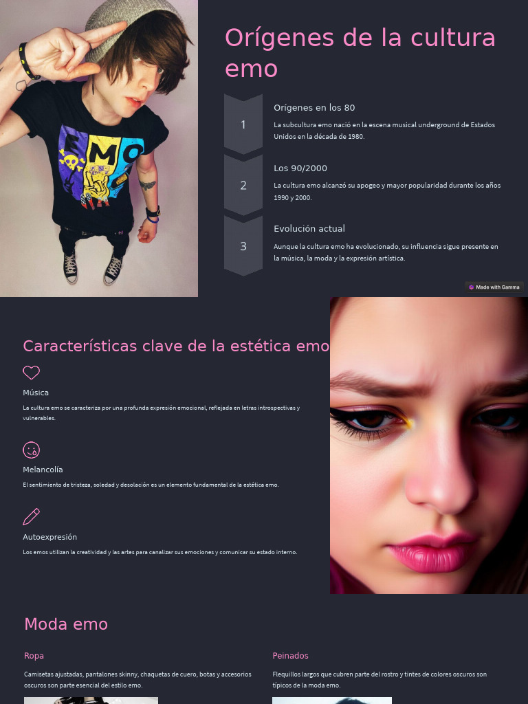 Orígenes y evolución de la cultura emo | PDF