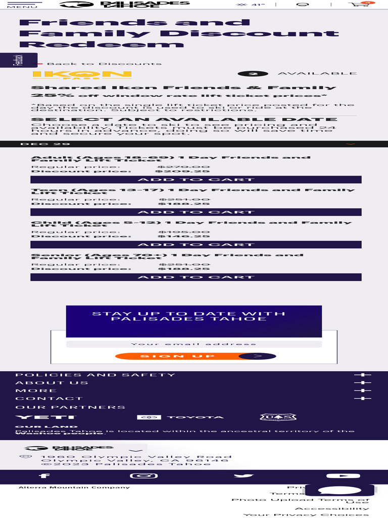 Friends and Family Discount Redeem | PDF