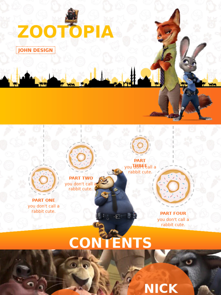 Zoo Theme PowerPoint Templates | PDF