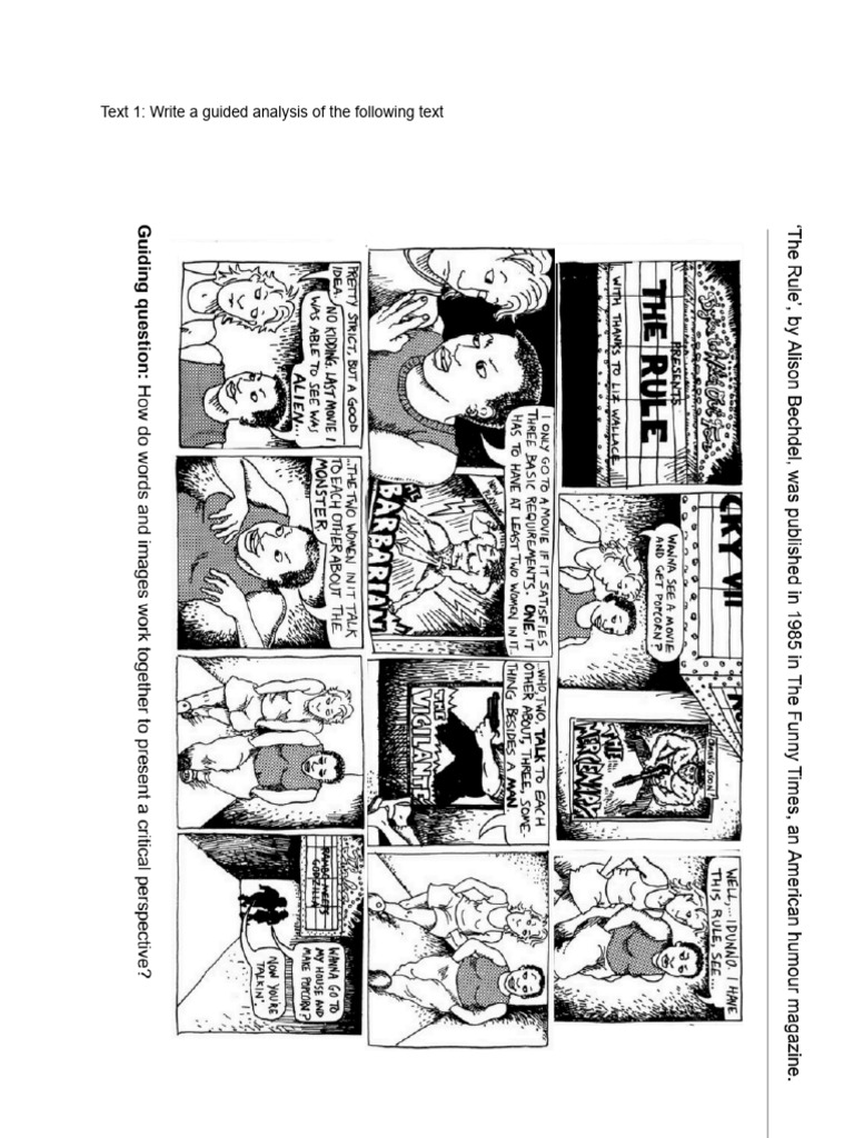 Paper 1 - Comic and Transcript | PDF