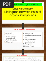 CBSE Class 12 Chemistry Chemical Test To Distinguish Between Pair of ...