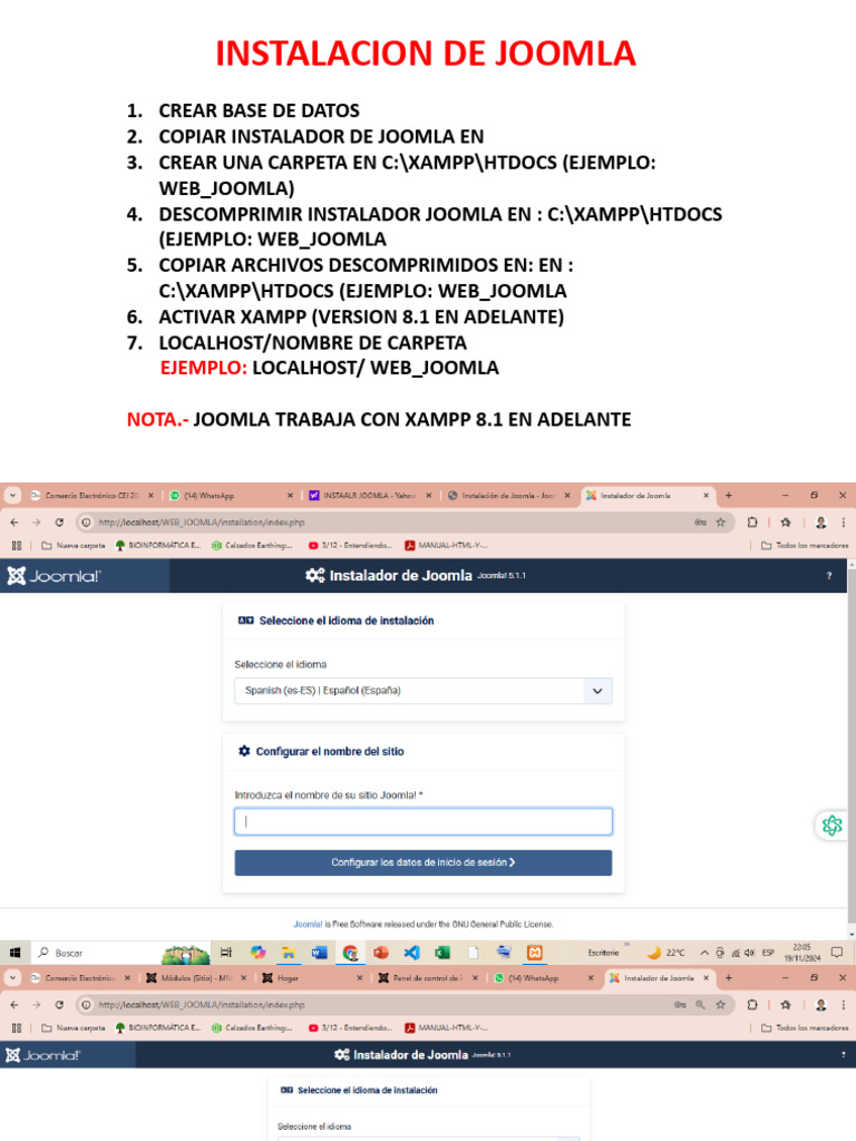 Instalacion Joomla | PDF