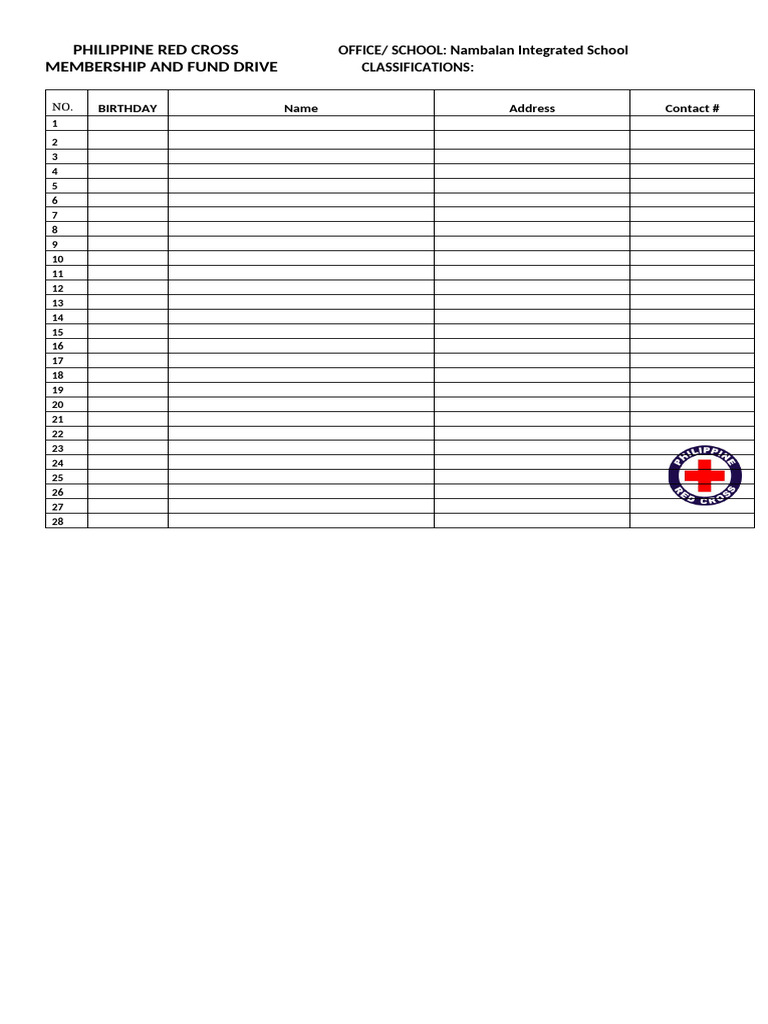 Red Cross | PDF