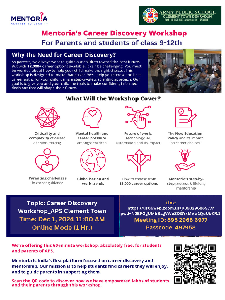 APS Clement Town - Career Discovery Workshop | PDF