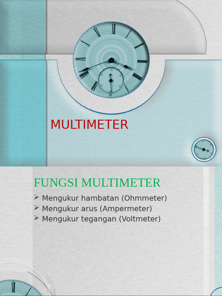 Multi Meter | PDF