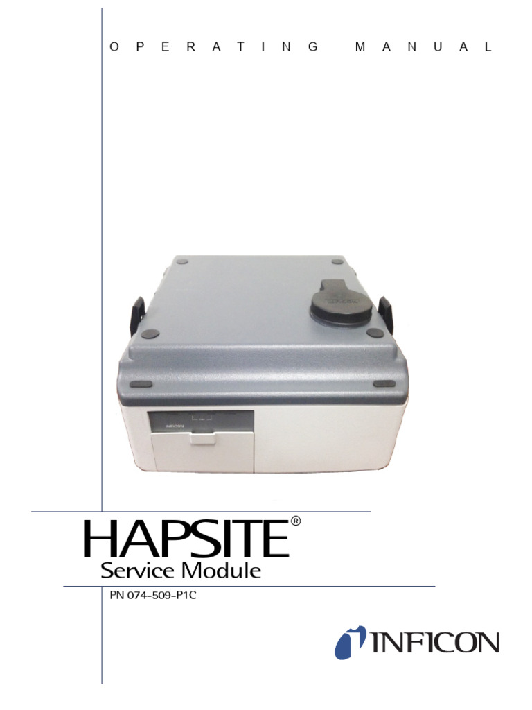 HAPSITE Service Module | PDF | Legal Liability