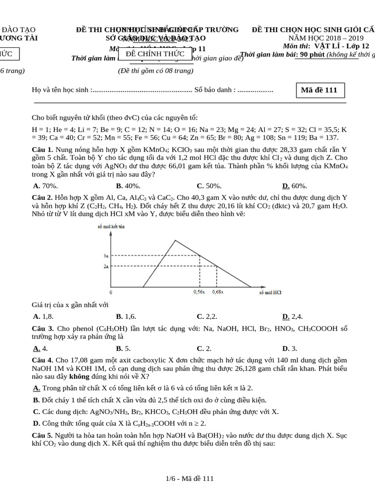 Đa - HSG 11 111 | PDF