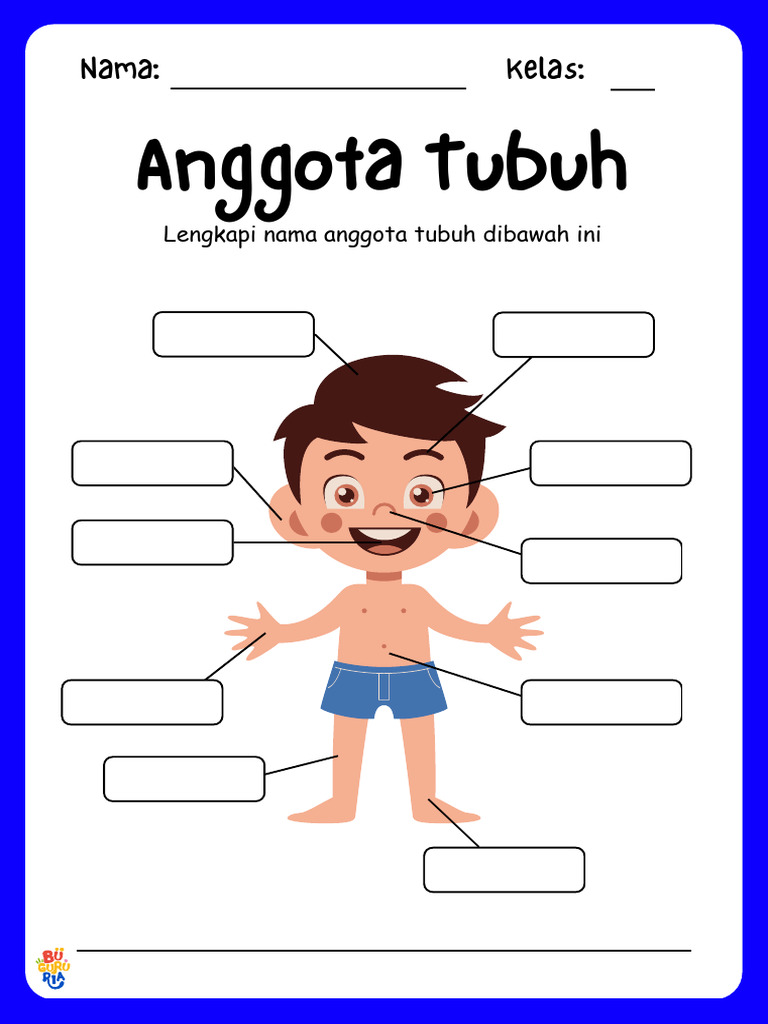 Melengkapi Nama Anggota Tubuh 1 | PDF