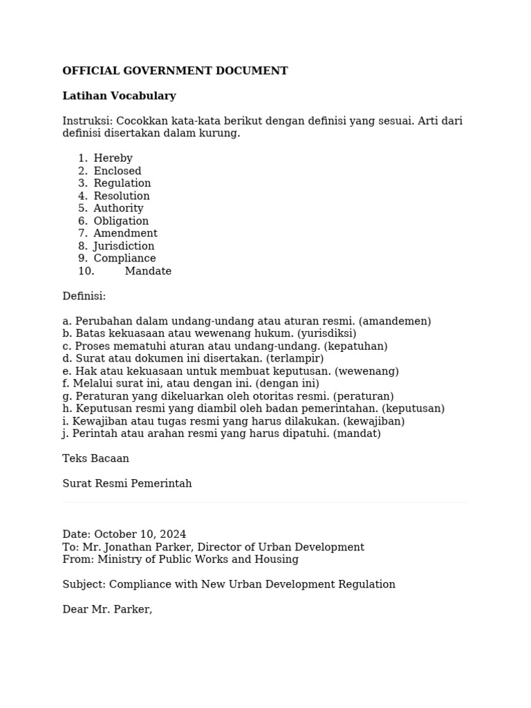 Official Government Document | PDF