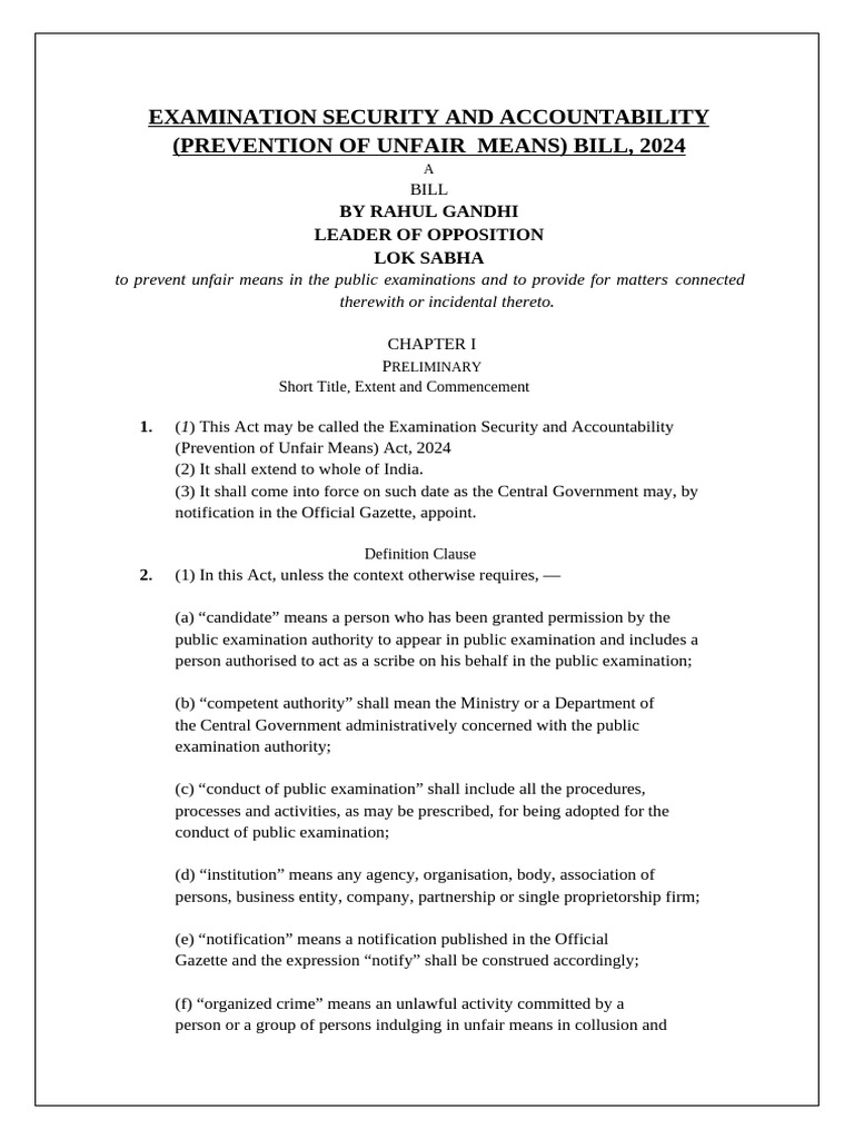 Bill To Be Printed | PDF | Fine (Penalty) | Crimes