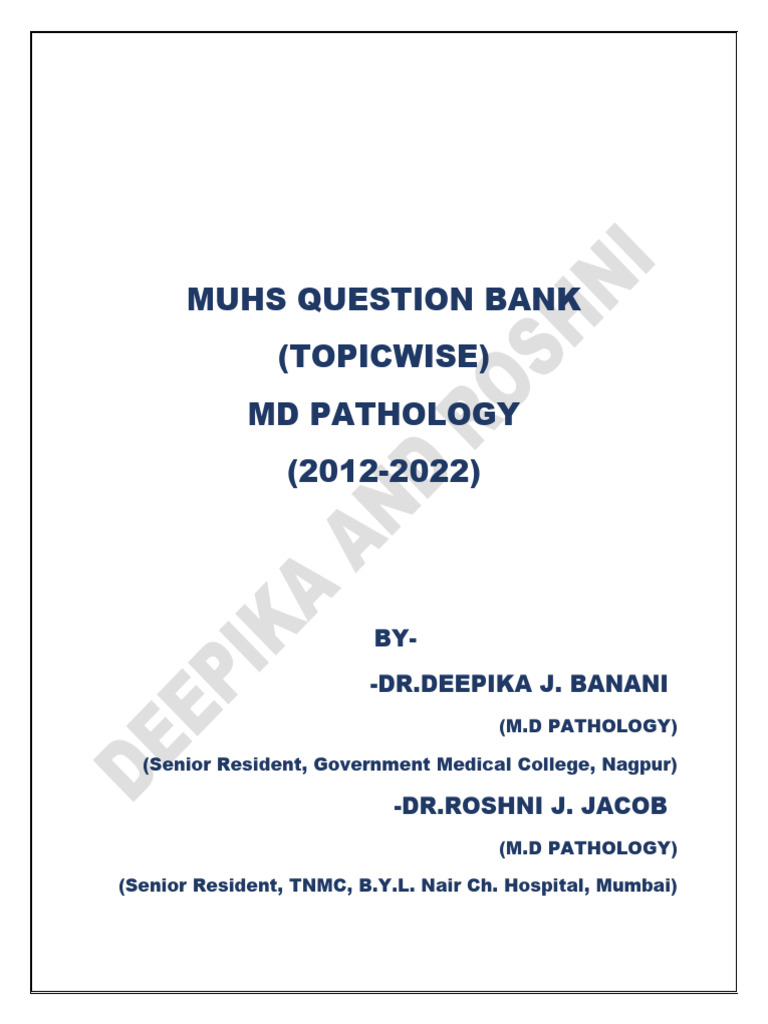 Muhs 2022 | PDF | Cytopathology | Anemia