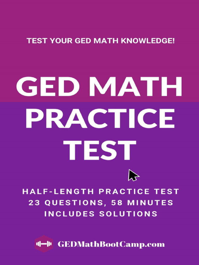 GED Geometry Practice Test | PDF | Slope | Mathematics