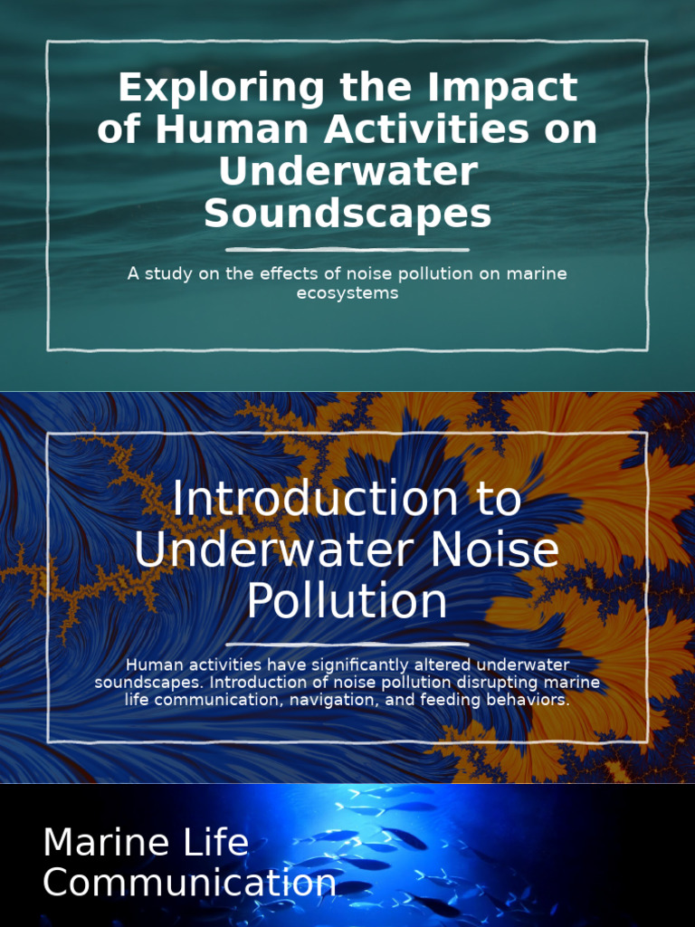 IPBL 2 Term 2 (Group Activity) - Underwater Noise Pollution | PDF