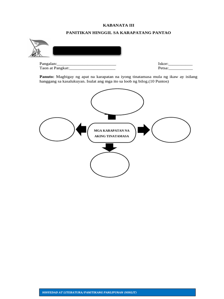 SOSLIT-KABANATA-3 (Reviewer) | PDF