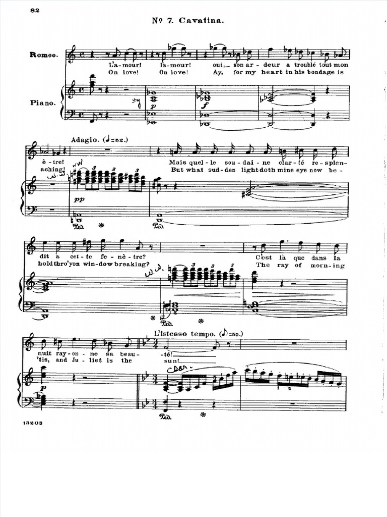 Ah! Leve Toi Solei | PDF