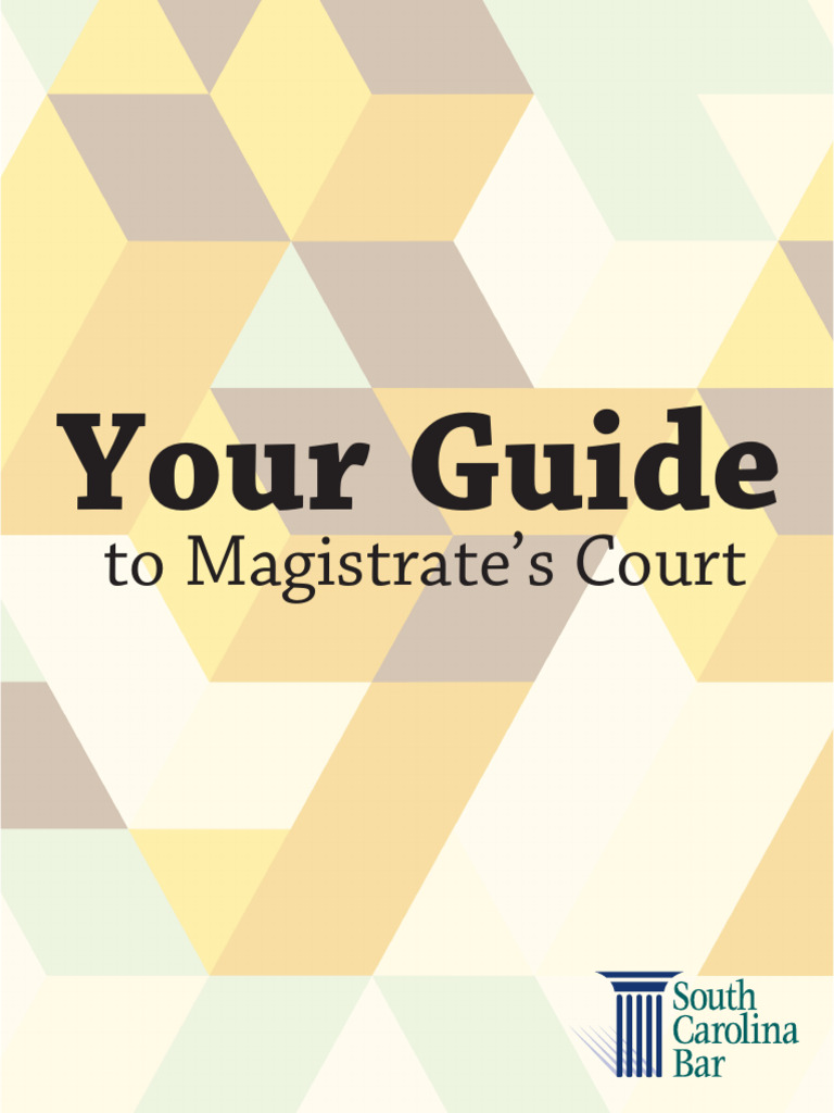 Magistrate Court Guide 2016 | PDF | Lawsuit | Complaint