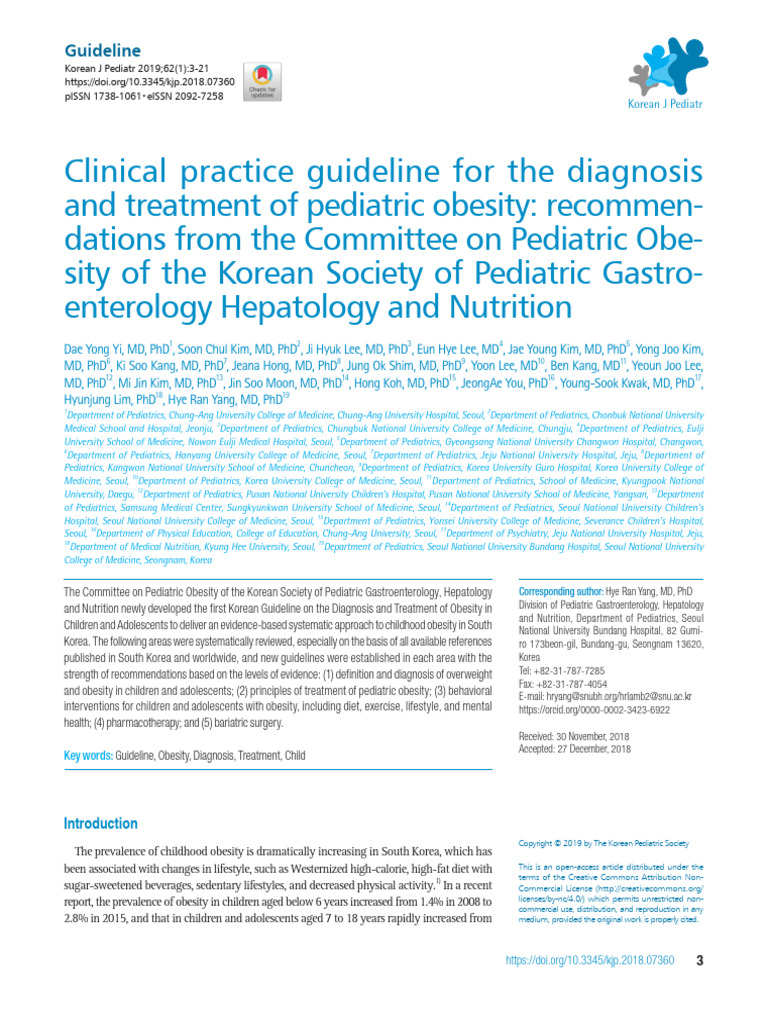 KJP 2018 07360 | PDF | Obesity | Body Mass Index