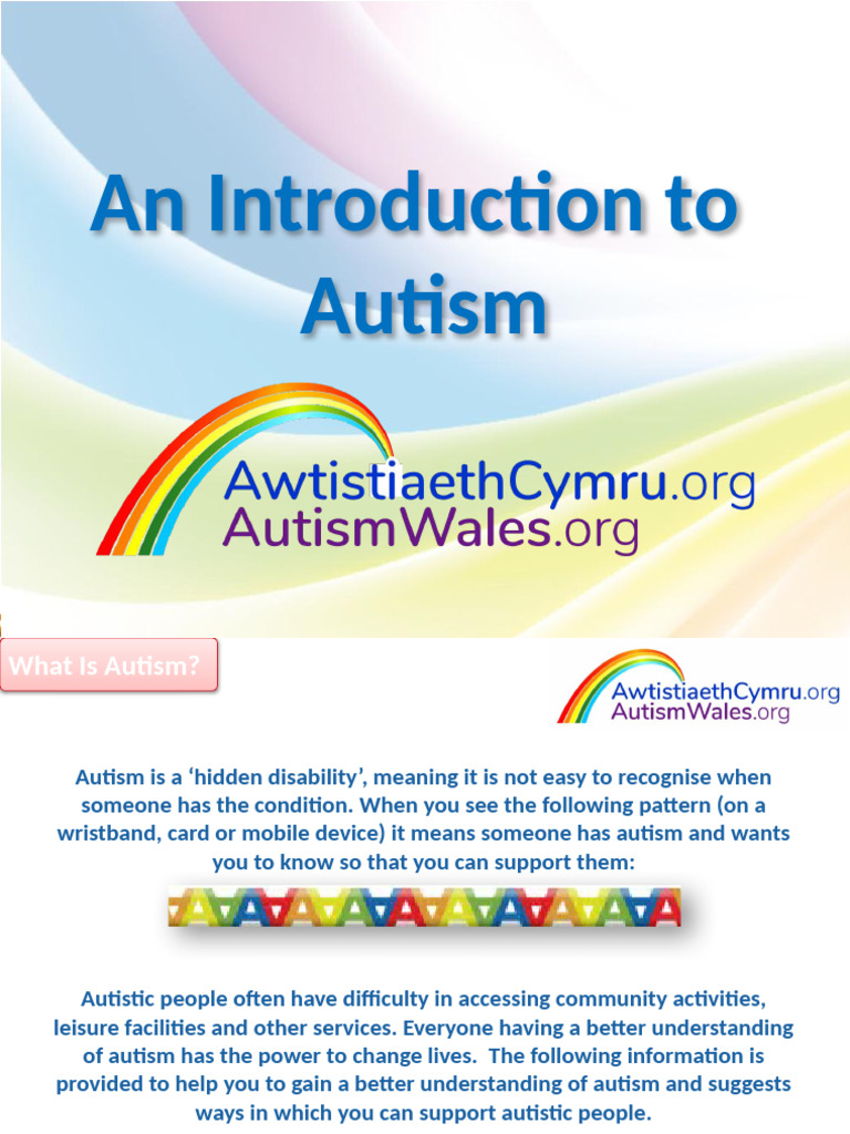 An Introduction To Autism 1 | PDF | Autism Spectrum | Neuroscience
