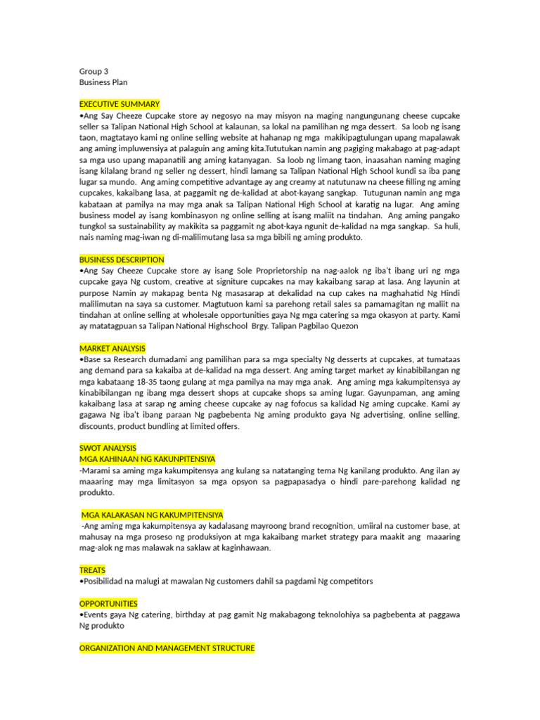 Executive Summa WPS Office | PDF