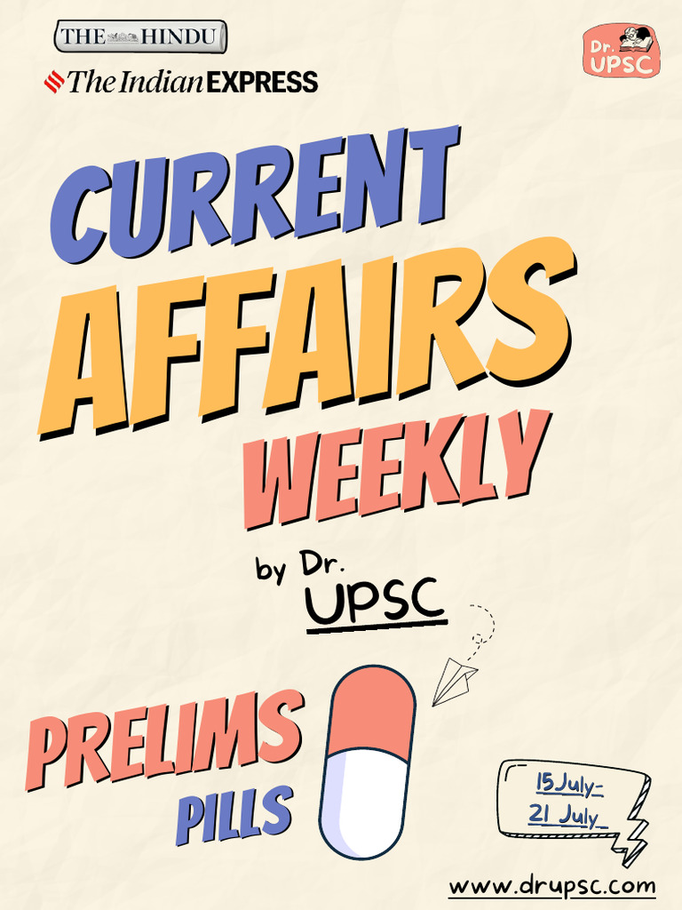 Current Affair Weekly (15th - 21st July) ) PDF | PDF ...