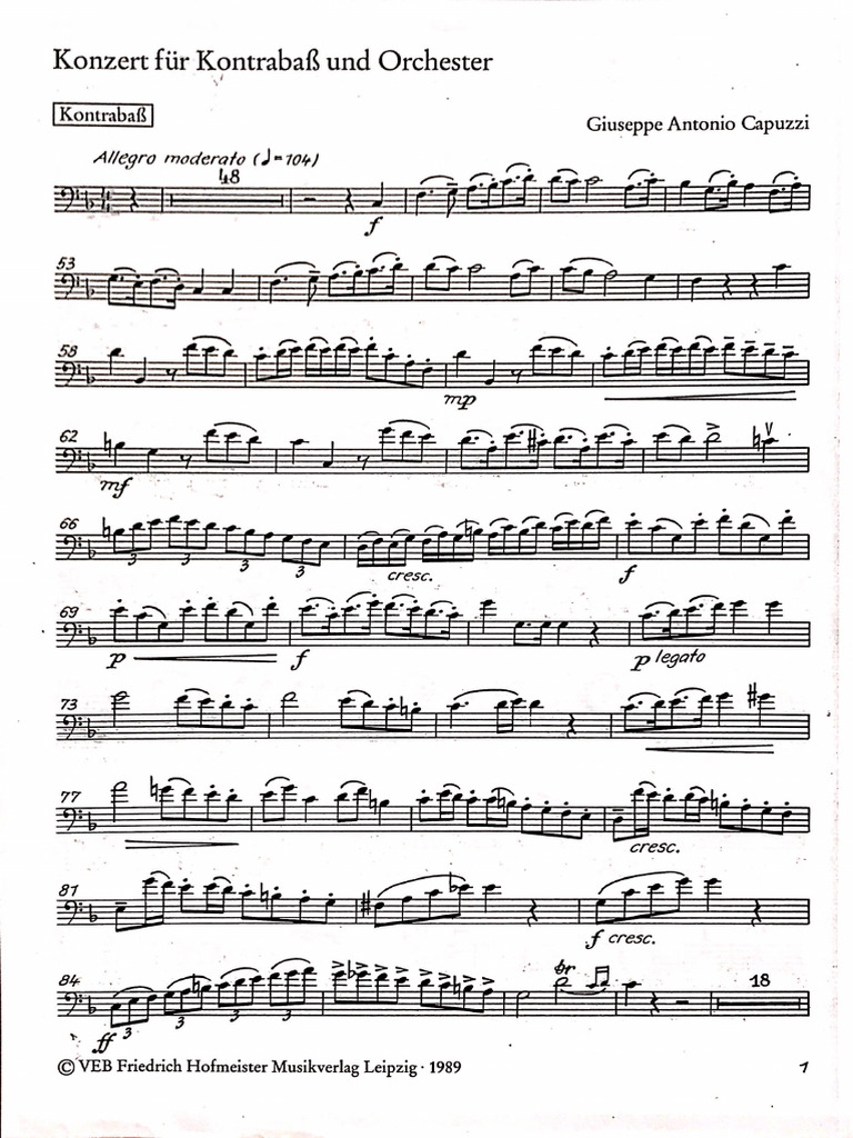 Capuzzi Con F Solo Without Marks | PDF