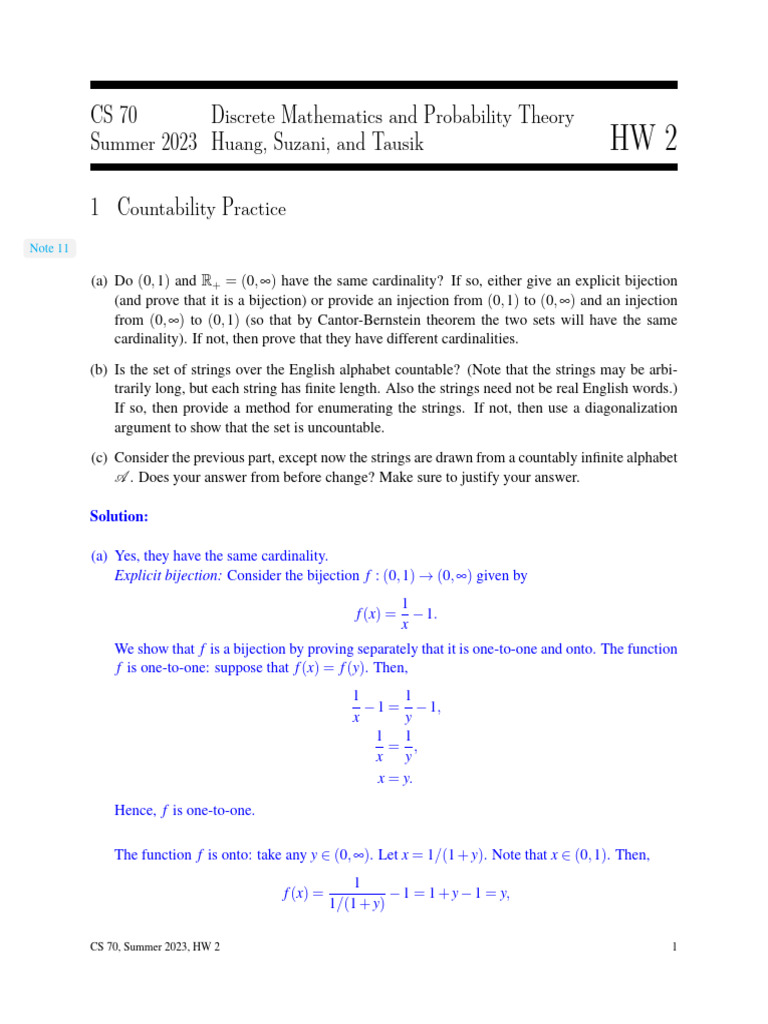 hw02 Sol | PDF | Vertex (Graph Theory) | Set (Mathematics)