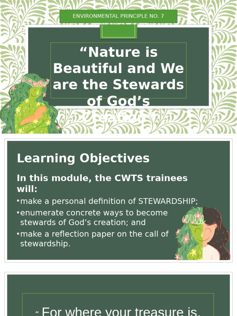 16 Nature Is Beautiful and We Are Stewards of Gods Creation 2 | PDF ...