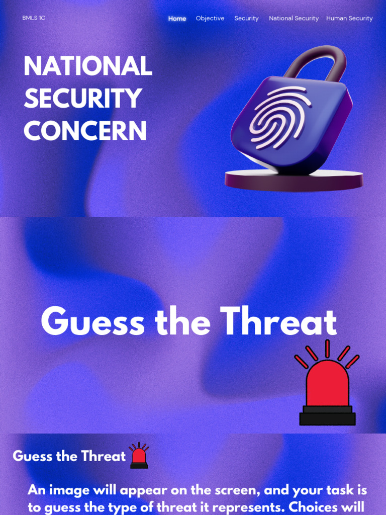 NSTP Group National Security Concern | PDF | Human Security | National ...