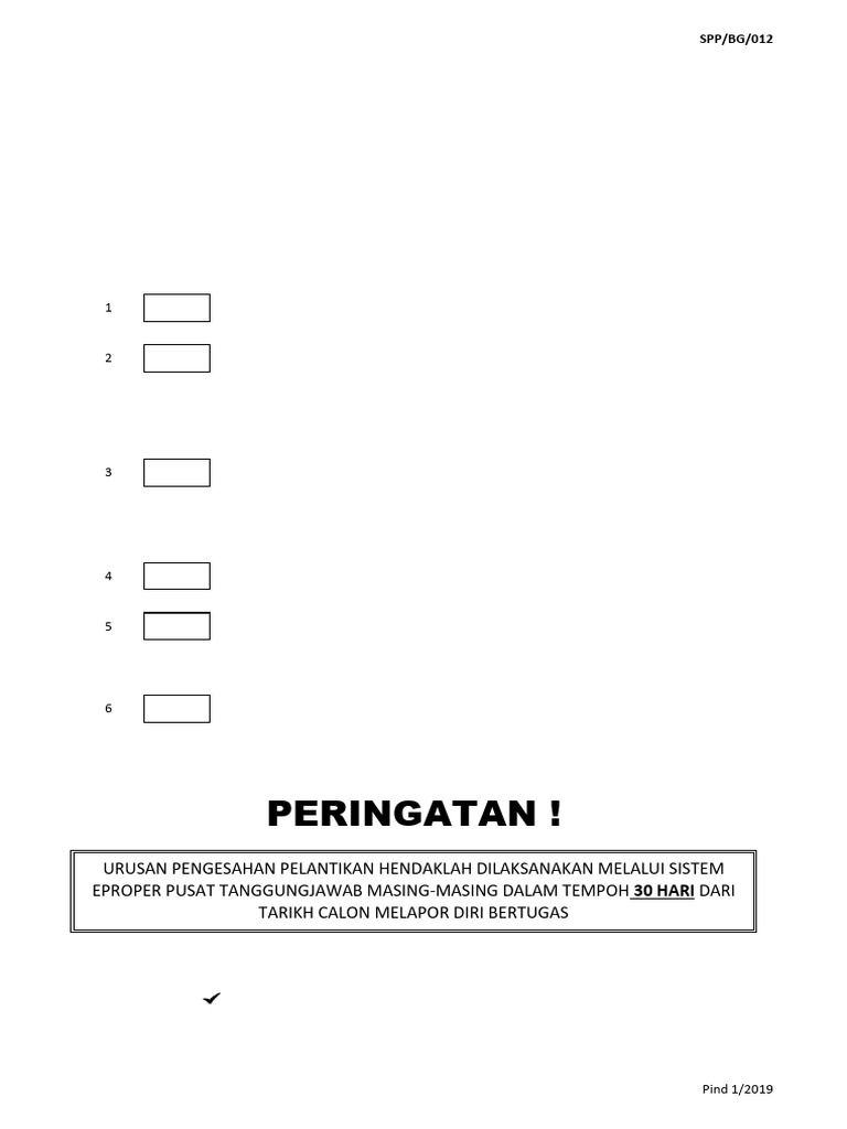 Borang Akp - JPN | PDF