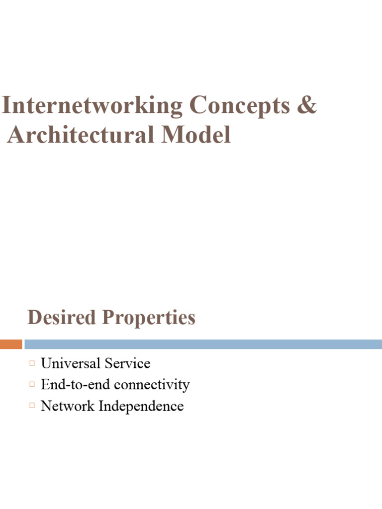Internetworking Concepts - 2 | PDF