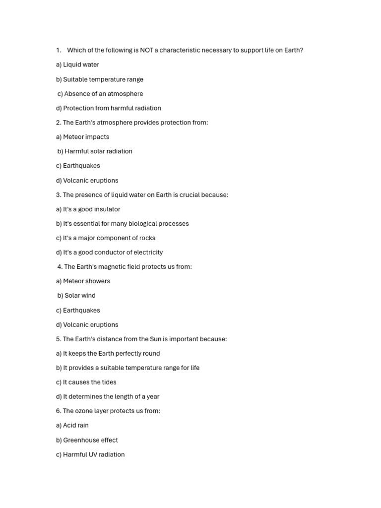 Earth Science Questions 3-5 | PDF | Minerals | Rock (Geology)