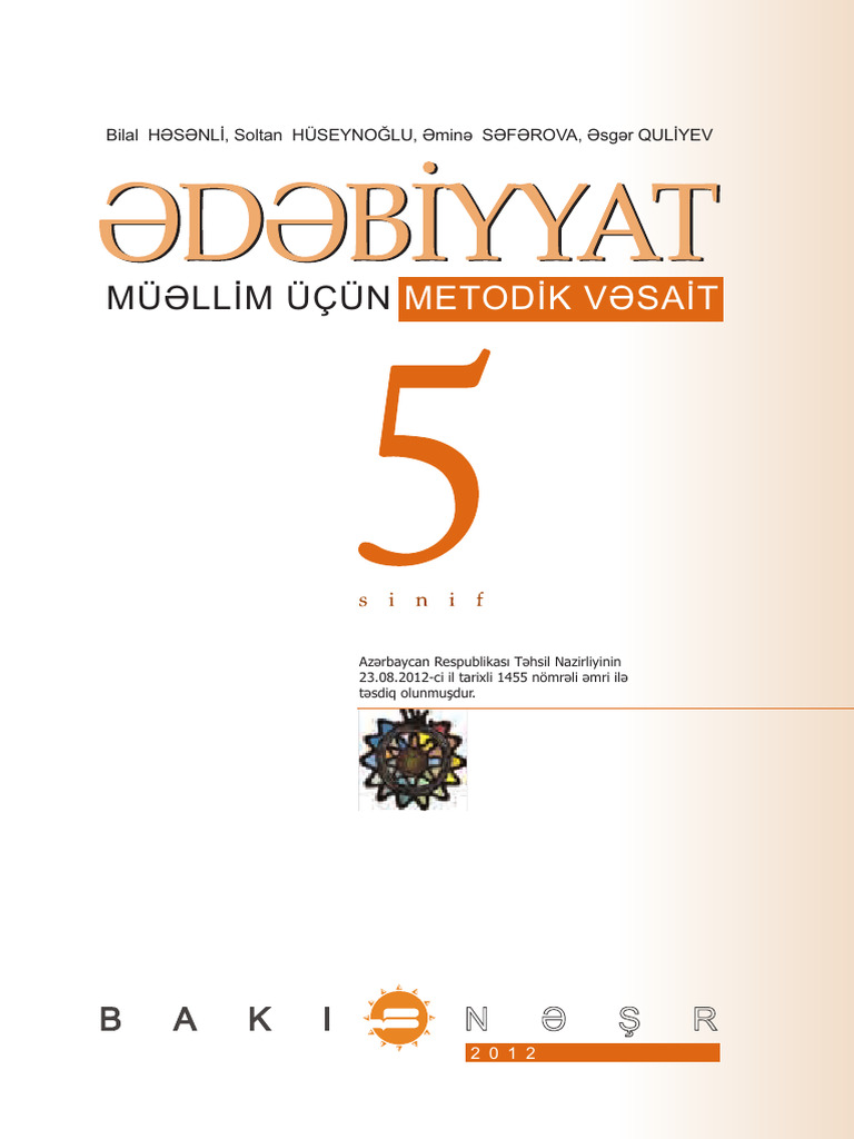 Edeb 5 Muellim Opt | PDF