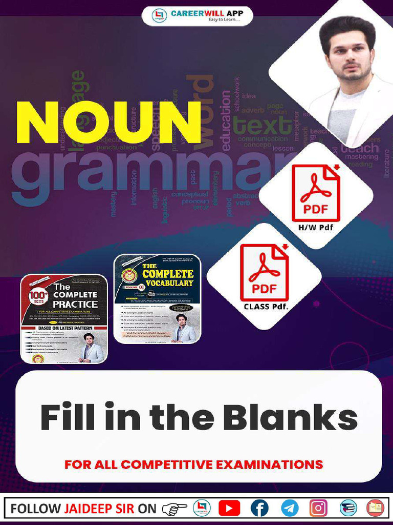 265430noun Fill in The Blanks - Crwill | PDF
