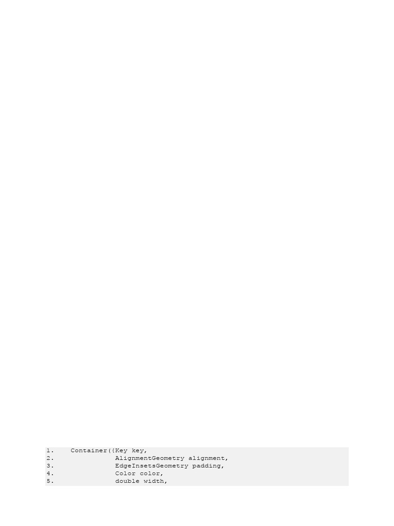 Belajar Menggunakan Widget Container Flutter - Modul | PDF