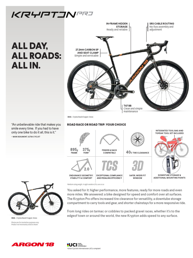 TechCard Krypton 2024 Pro 364A EN | PDF | Human Powered Transport | Human Powered Vehicles