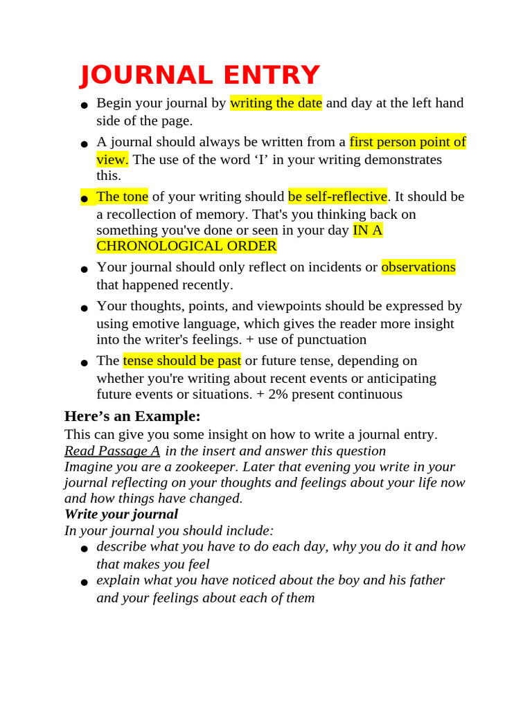 10TH JAN Journal Writing | PDF | Thought | Cognition